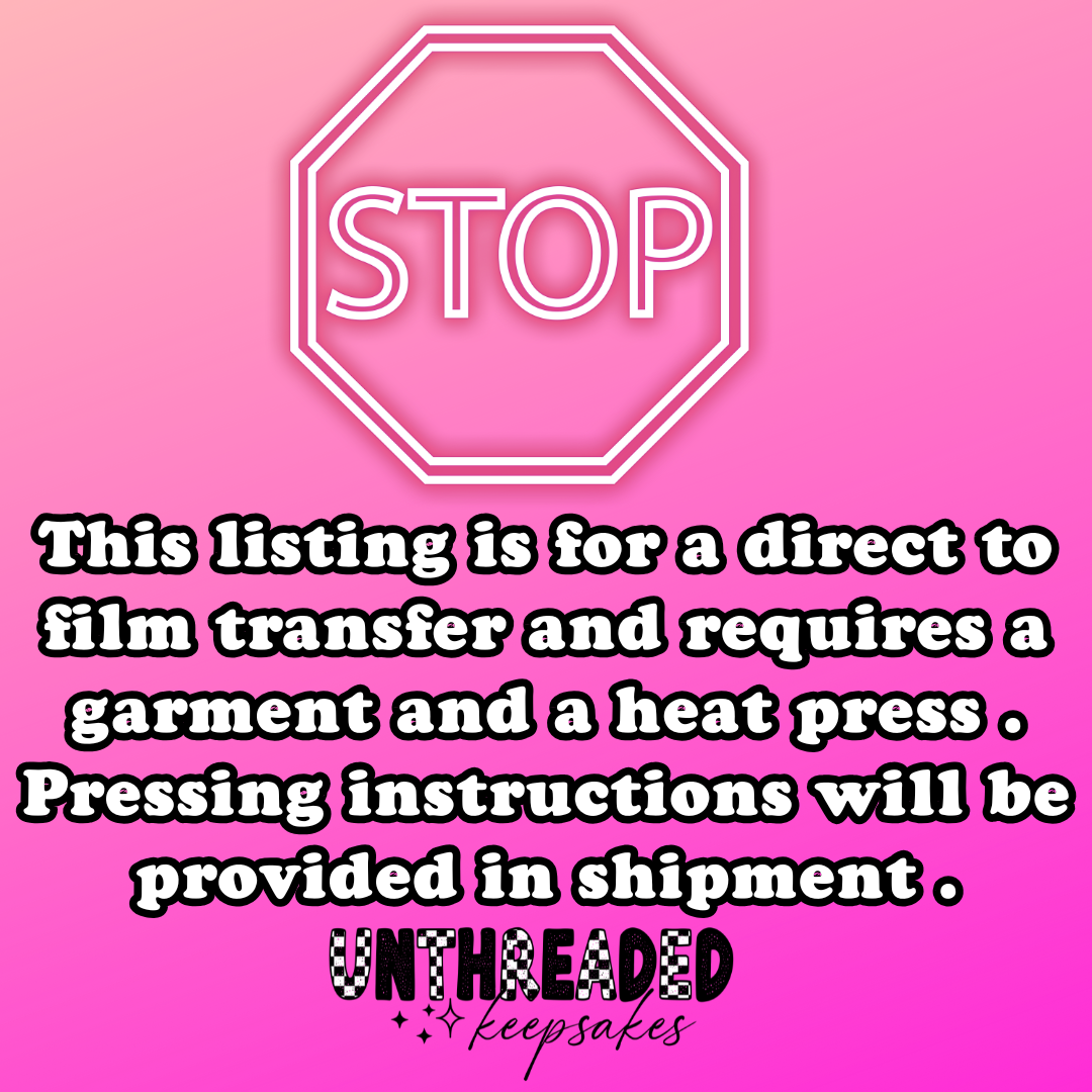 Single Transfers – Page 7 – Unthreaded Keepsakes