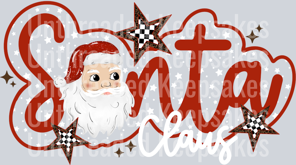 Santa_Claus_Lighter_Skin_Tone 2DTF Transfer – Unthreaded Keepsakes