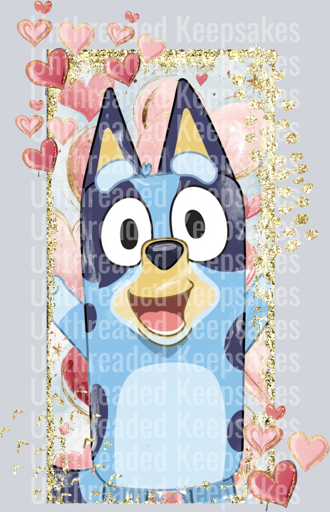 Bluey DTF Transfer – Unthreaded Keepsakes