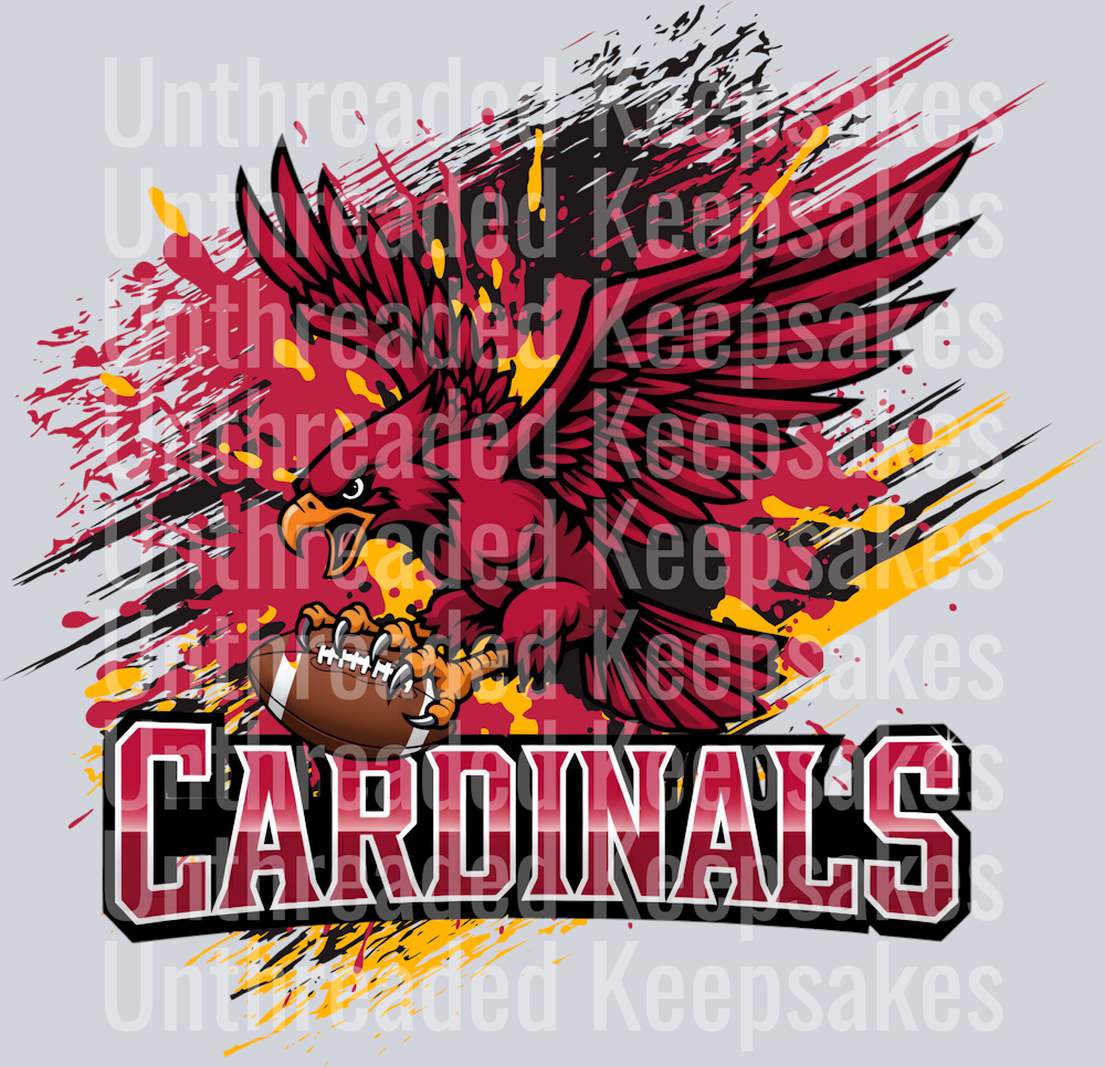 Cardinals DTF Transfer – Unthreaded Keepsakes